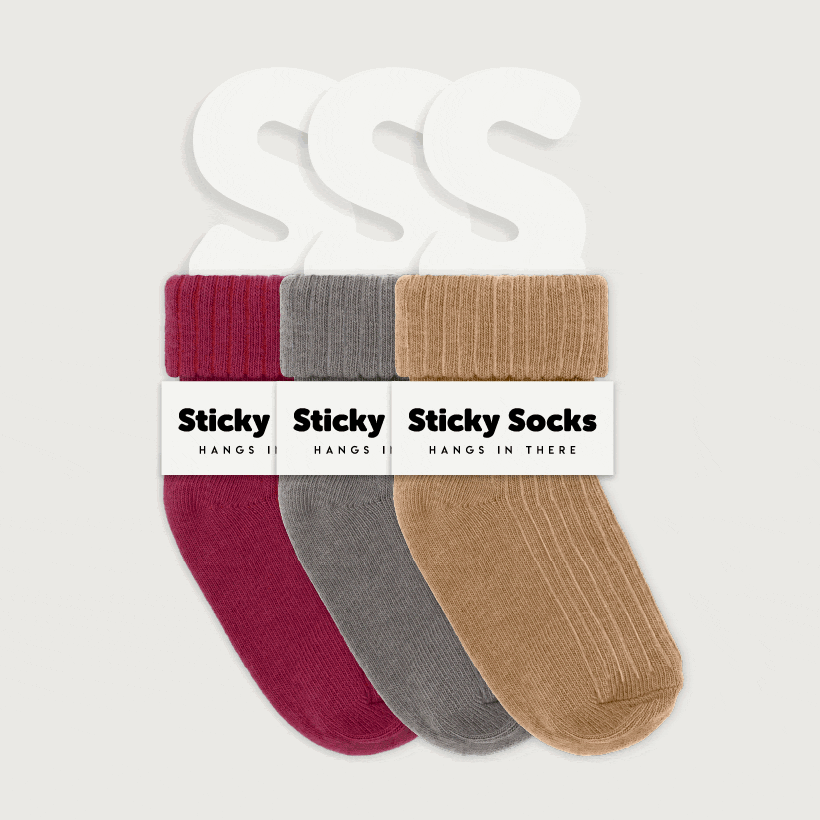 Babysokken die niet afzakken! - Sticky Socks